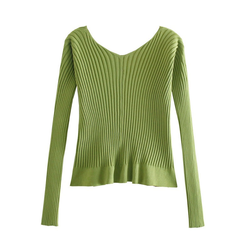 Y2K Tie Front Rib-knit Cardigan – after MODA Y2K Tie Front Rib-knit Cardigan – after MODA